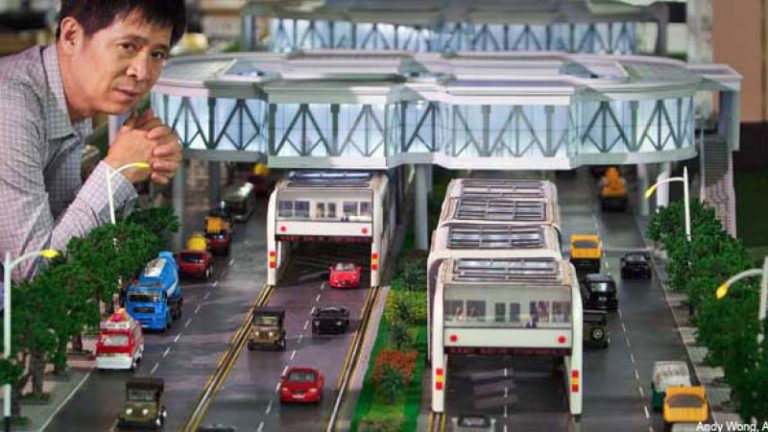 8 Reasons China's New Traffic-Straddling Bus Is So Fascinating — Born ...