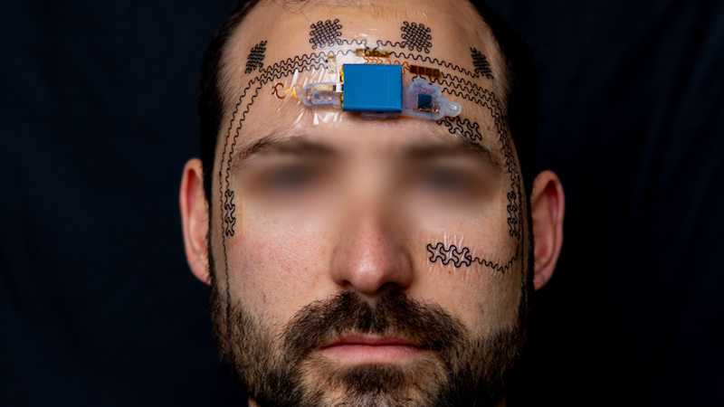 Disposable Electronic Tattoos Monitor Mental Workload Through Forehead ...